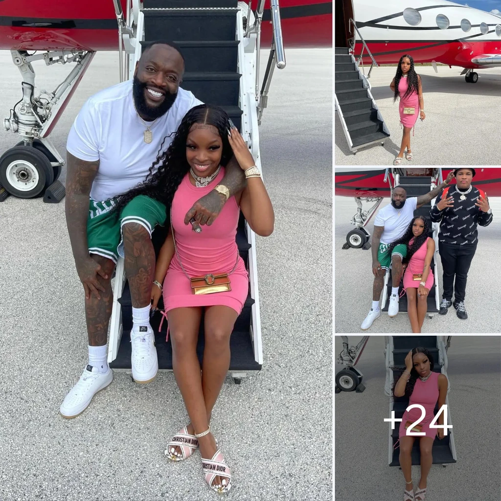 Rick Ross took his son Toie Ashanti and daughter Toie to Los Angeles to ...