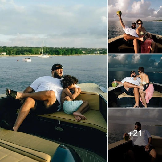 DJ Khaled and his wife and children enjoy fresh coconut water on Rick Ross’s rented yacht - News