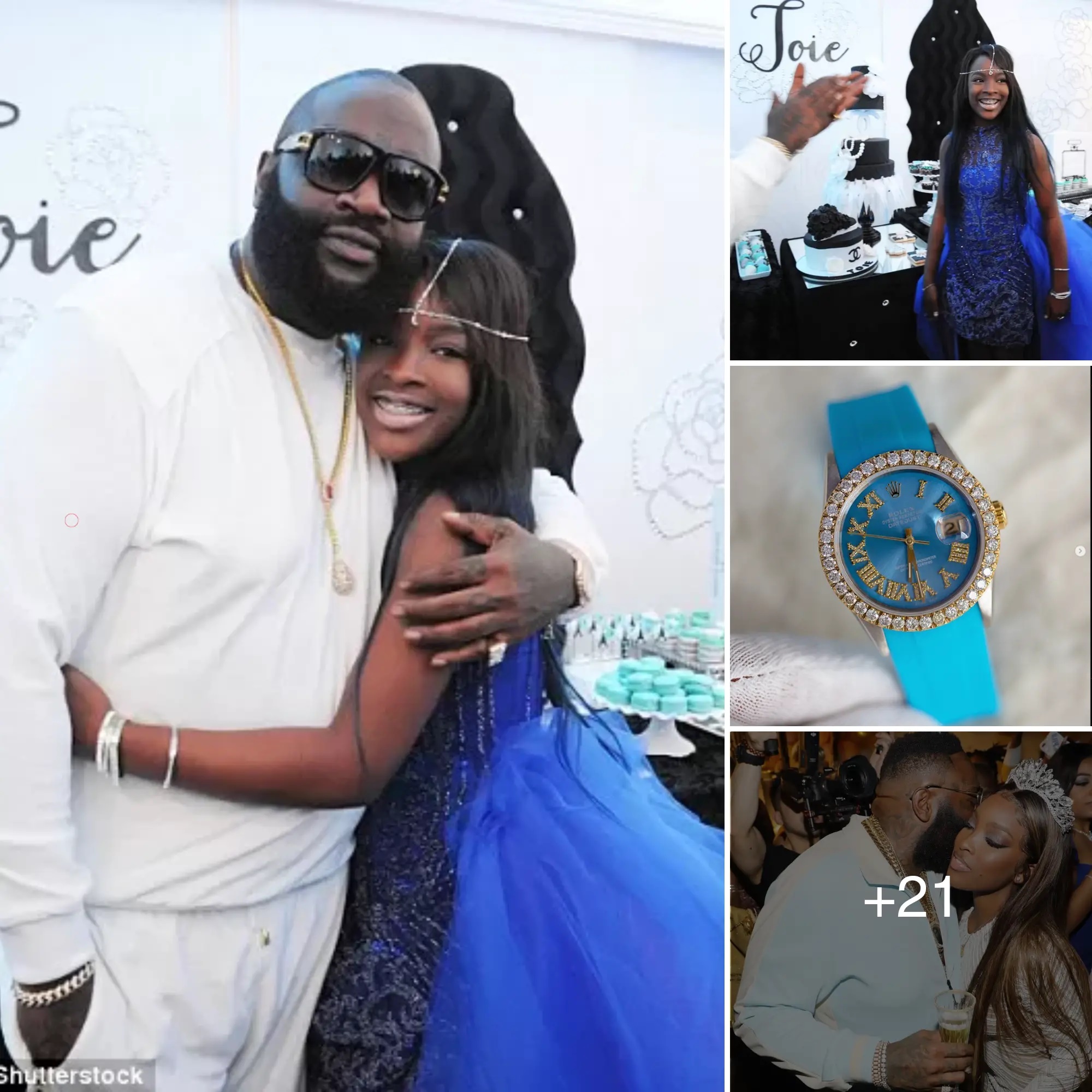 Rick Ross gave his daughter a watch and necklace worth $1M for her ...