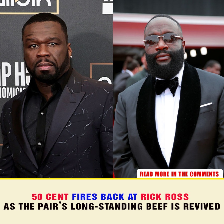 50 Cent fires back at Rick Ross as the pair’s long-standing beef is ...