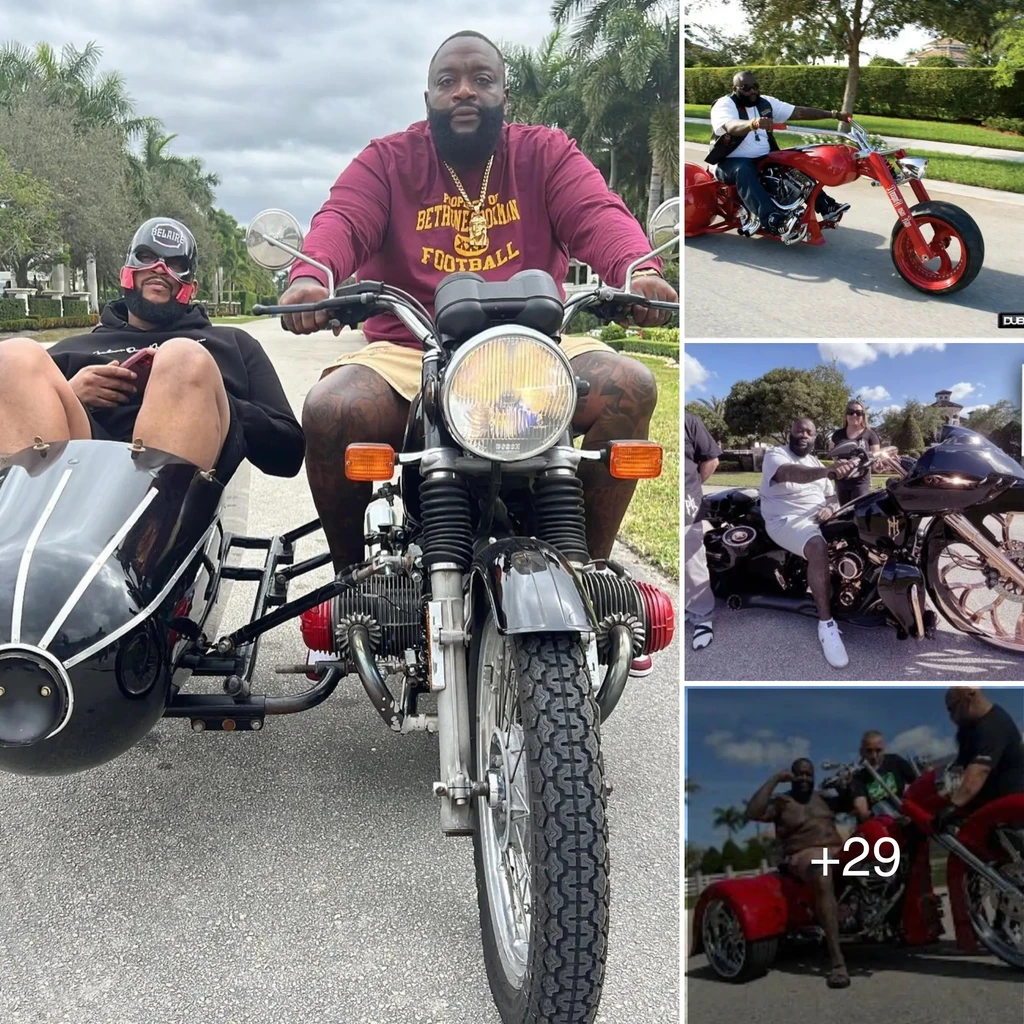 Rick Ross and his collection of 2-wheeled vehicles make fans admire ...