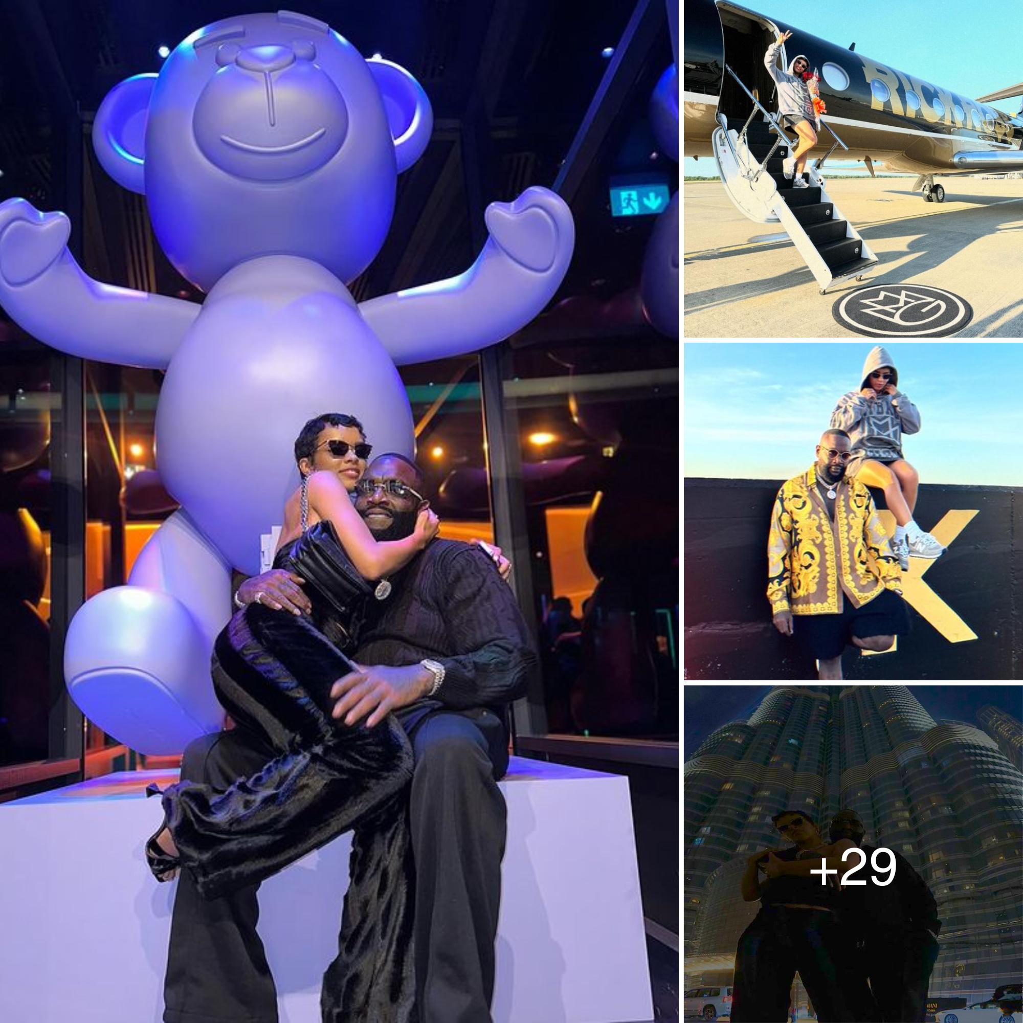 Rick Ross used a private jet to transport his girlfriend Cristina ...