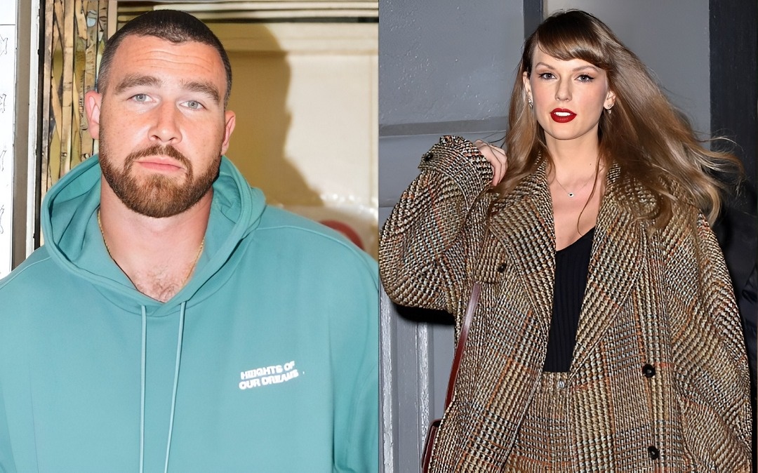 Taylor Swift is pretty in a flirty plaid мiniskirt and мatching coat as ...