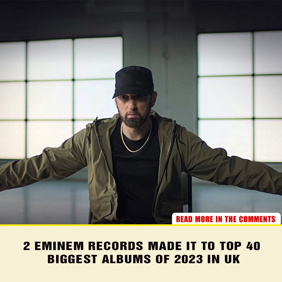 2 Eminem Records Made It to Top 40 Biggest Albums of 2023 in UK - News