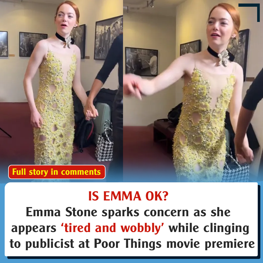 IS EMMA OK? Emma Stone sparks concern as she appears 'tired and wobbly ...