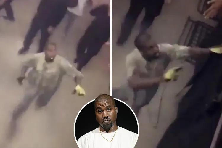 Kanye West rushes in to save a fan from falling off a balcony and ...