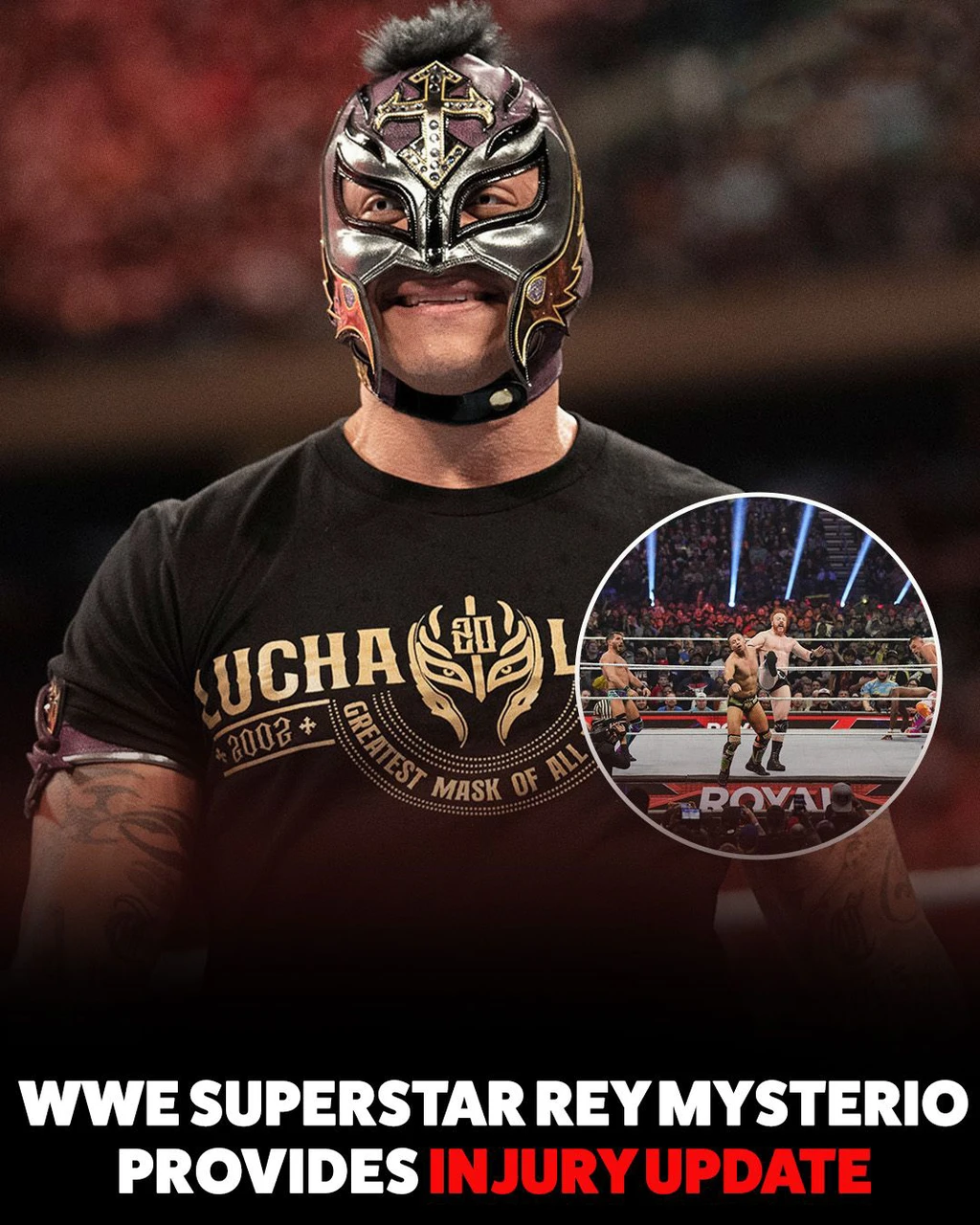 WWE superstar Rey Mysterio provides injury update - News