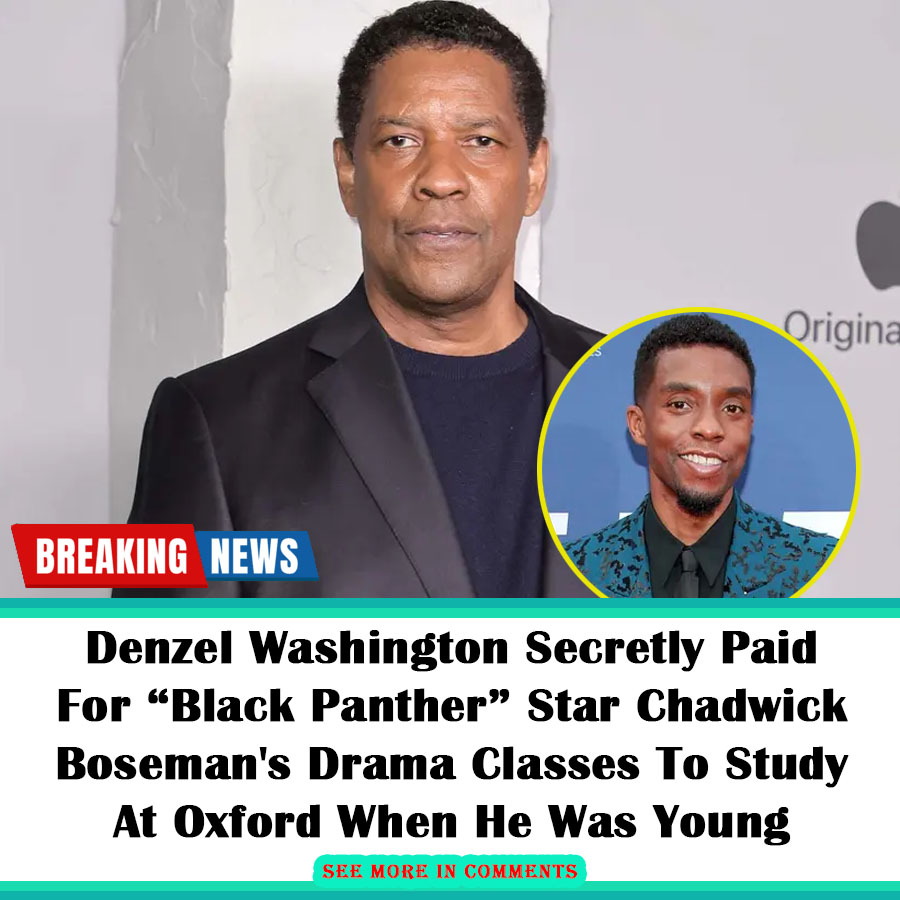 Denzel Washington Secretly Paid For 'black Panther' Star Chadwick ...