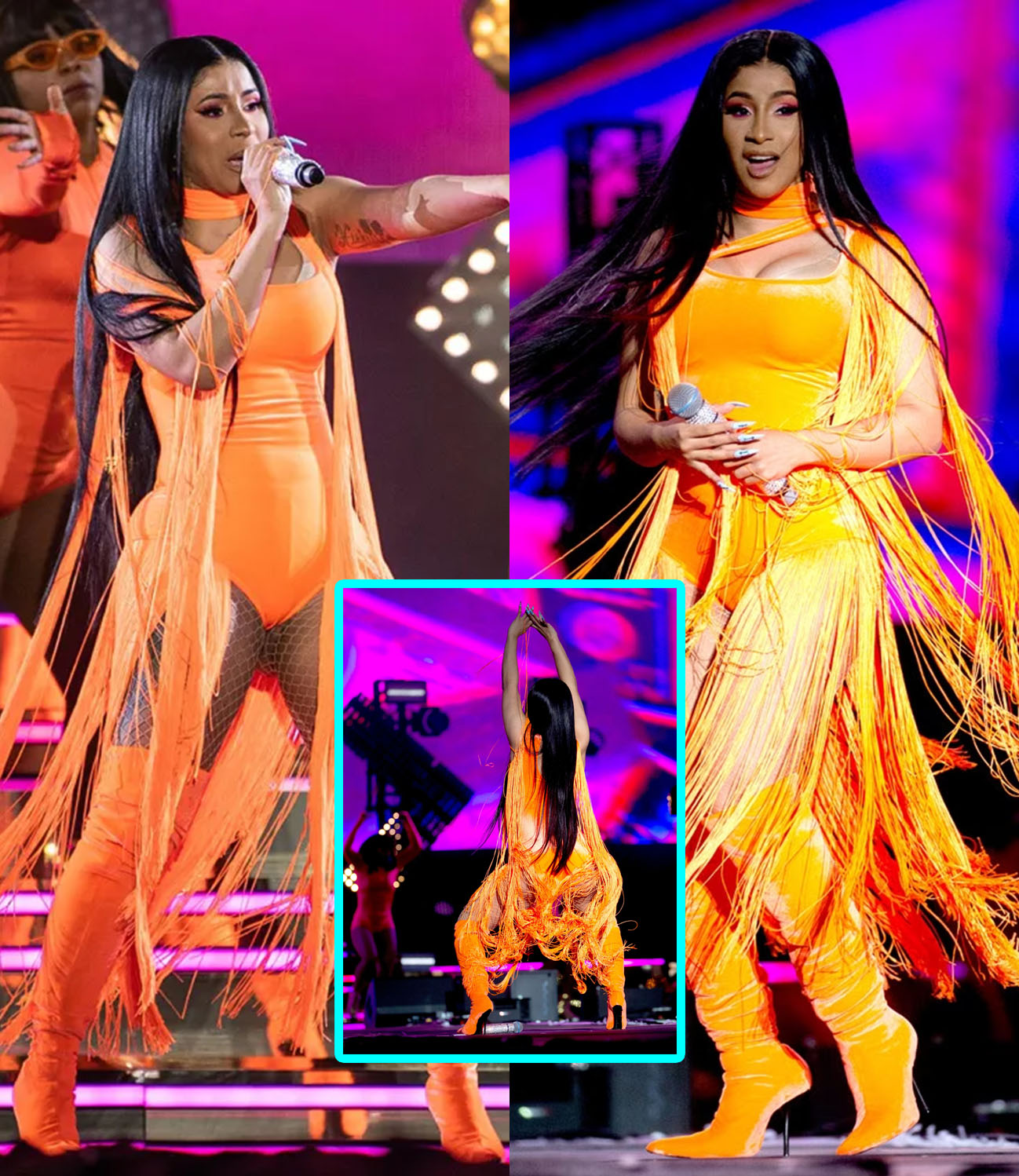 Rappers Performing On Stage