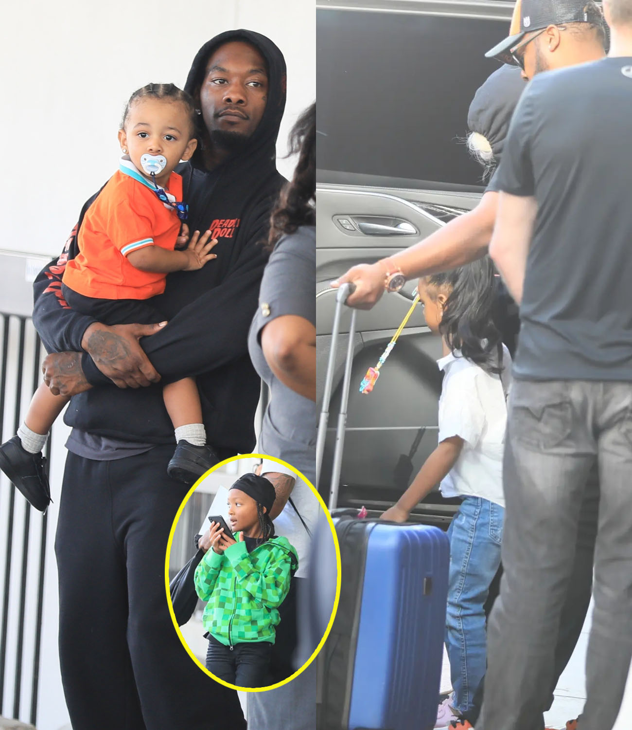 Offset is a doting dad in sweet blended family snaps taken post-Cardi B ...