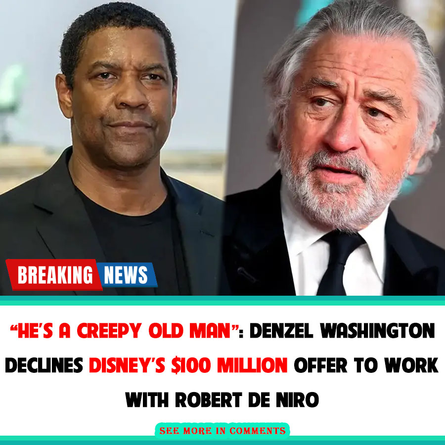 “He’s A Creepy Old Man”: Denzel Washington Declines Disney’s $100 ...