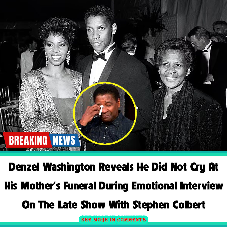 Denzel Washington reveals he did not cry at his mother's funeral during ...