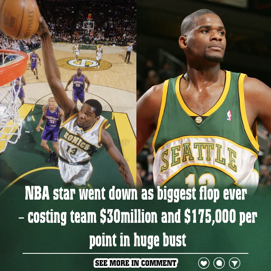 NBA star went down as biggest flop ever – costing team $30million and ...