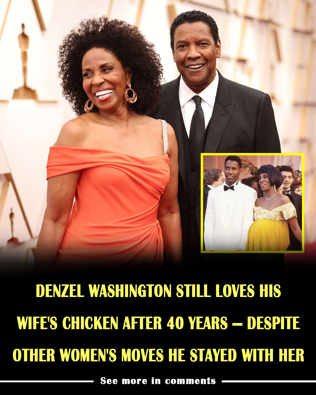 Denzel Washington Still Loves His Wife's Chicken after 39 Years ...