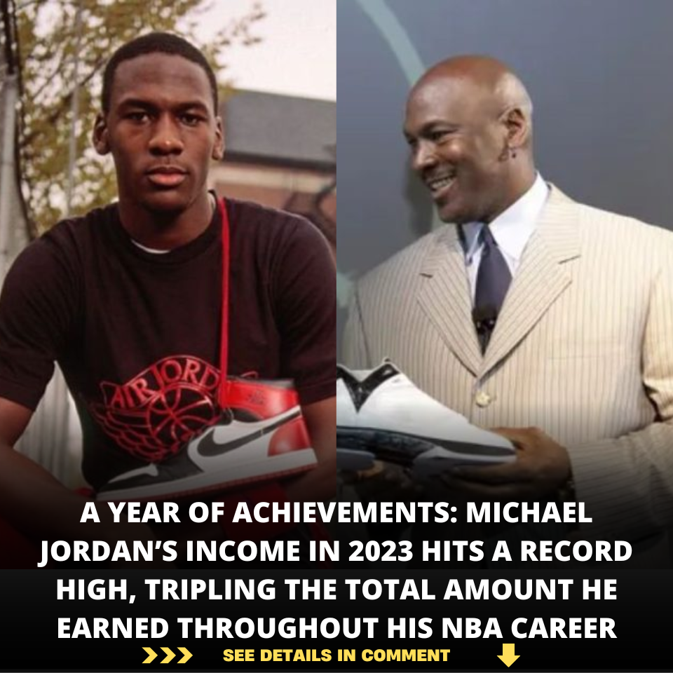 A Year of Achievements: Michael Jordan’s income in 2023 hits a record ...