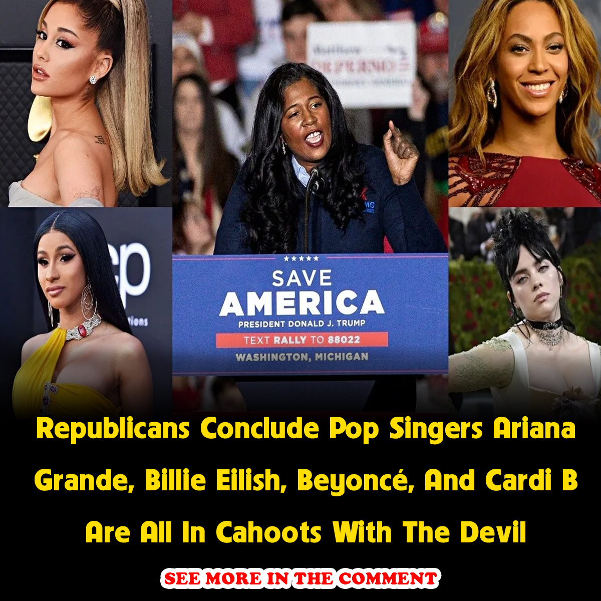 Republicans Conclude Pop Singers Ariana Grande, Billie Eilish, Beyoncé ...