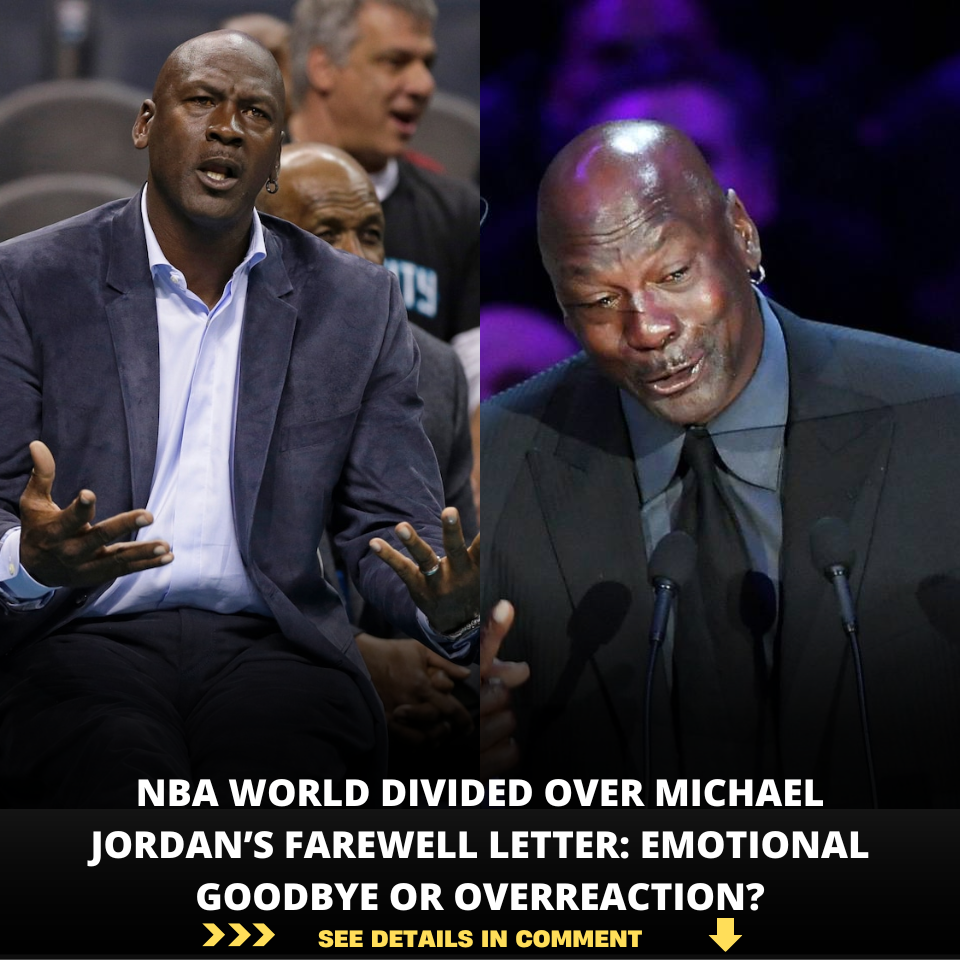 NBA WORLD DIVIDED OVER MICHAEL JORDAN’S FAREWELL LETTER: EMOTIONAL ...
