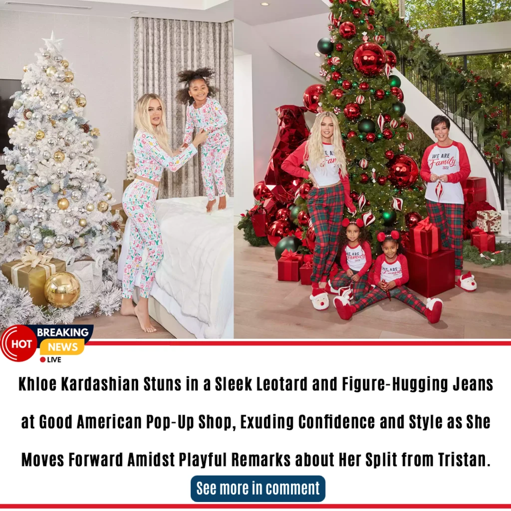 Khloe Kardashian Stuns in a Sleek Leotard and Figure-Hugging Jeans at ...