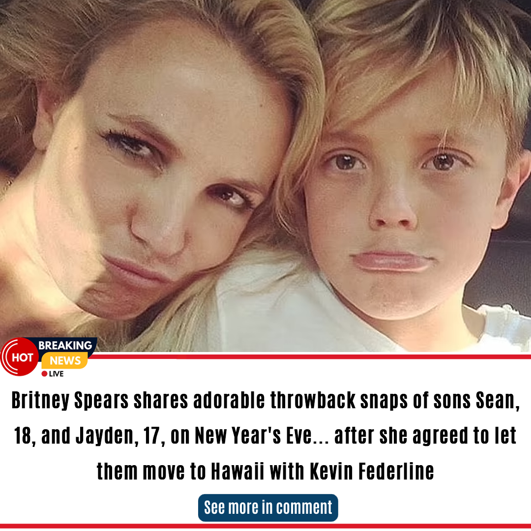 Britney Spears shares adorable throwback snaps of sons Sean, 18, and ...