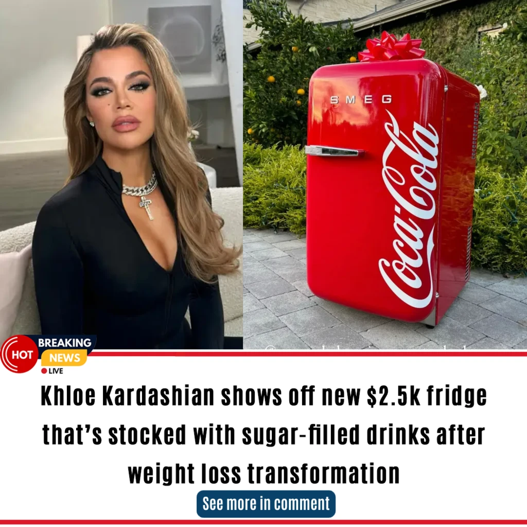 Khloe Kardashian shows off new $2.5k fridge that’s stocked with sugar ...
