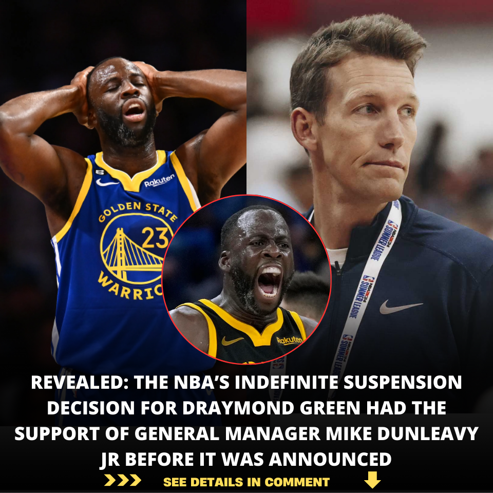 REVEALED: The NBA’s indefinite suspension decision for Draymond Green had the support of General ...