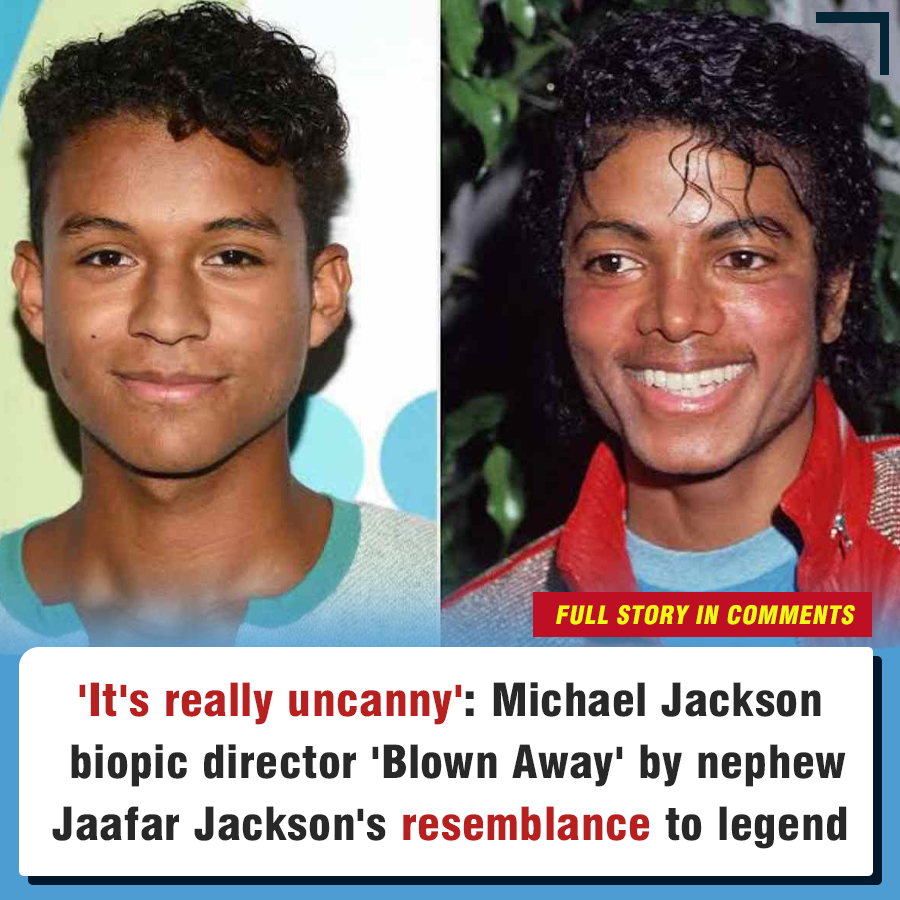 'It's really uncanny': Michael Jackson biopic director 'Blown Away' by Jaafar Jackson's ...
