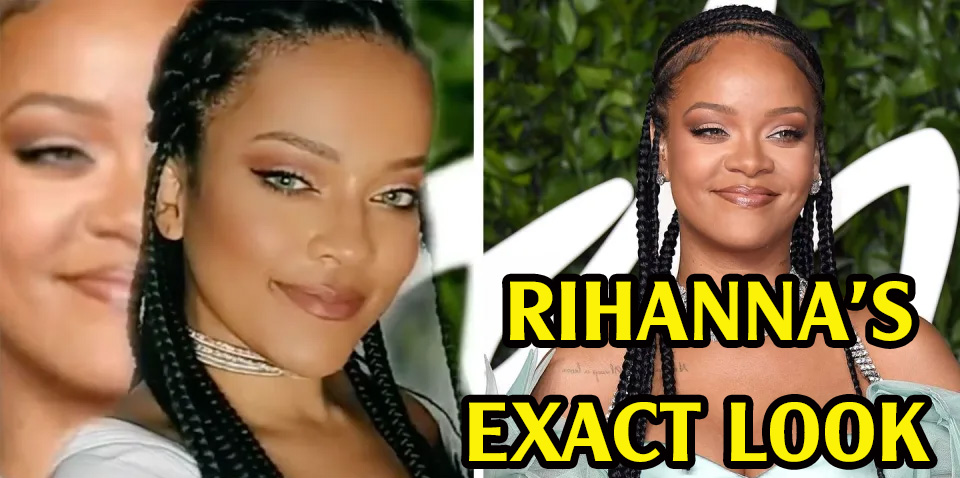 A 28-year-old who looks so much like Rihanna, even RiRi is pretending ...