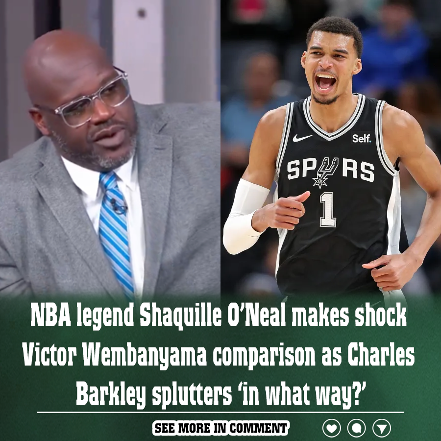 NBA legend Shaquille O’Neal makes shock Victor Wembanyama comparison as ...