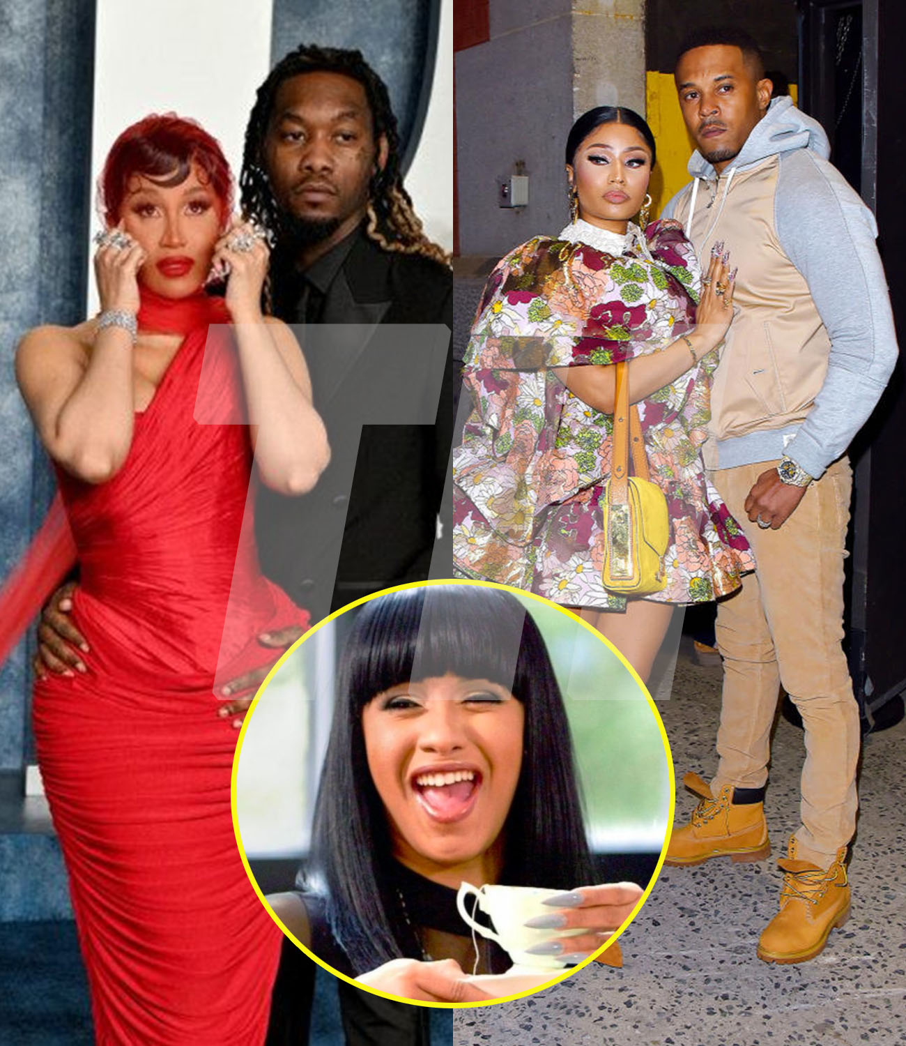 Cardi B’s humorous reaction to the news of Nicki Minaj’s husband having ...