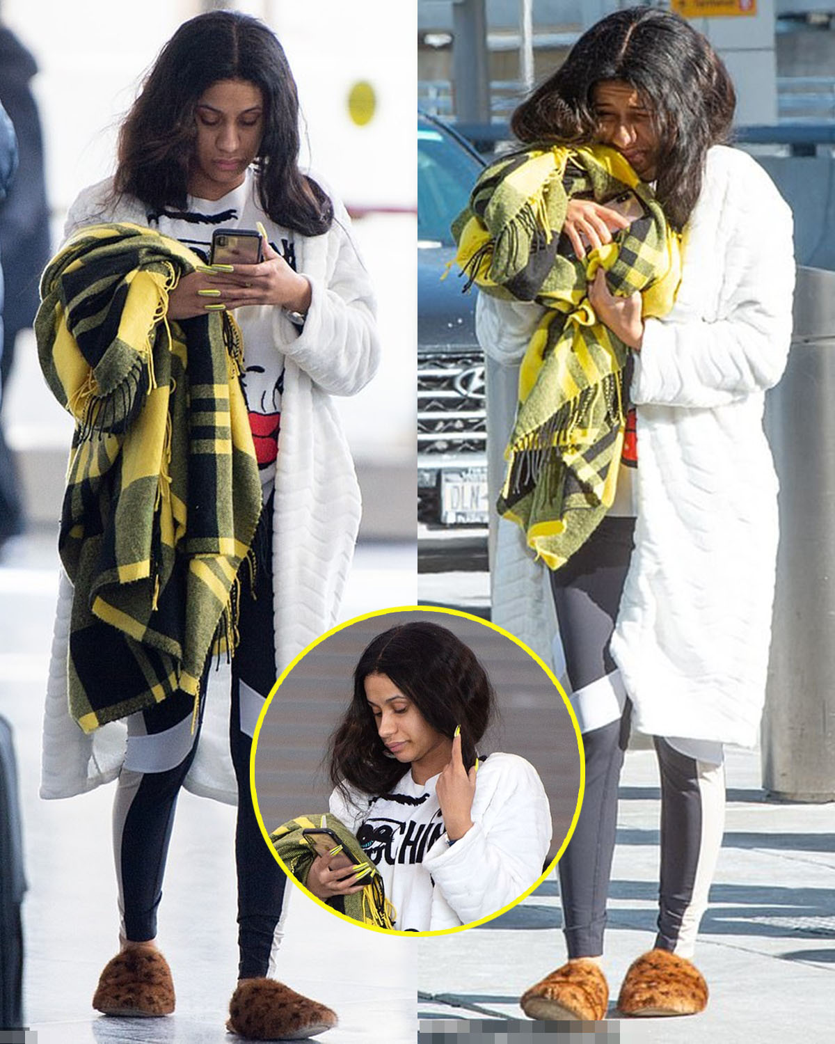 Cardi B's makeunder: Singer goes from Hollywood glam during NYC court ...