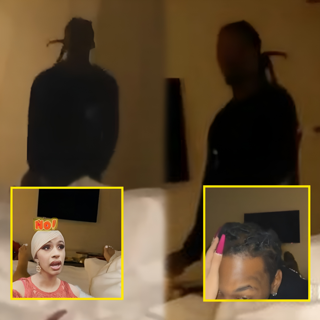 (X) Cardi B loudly calls Offset into the room to sing her to sleep, but ...