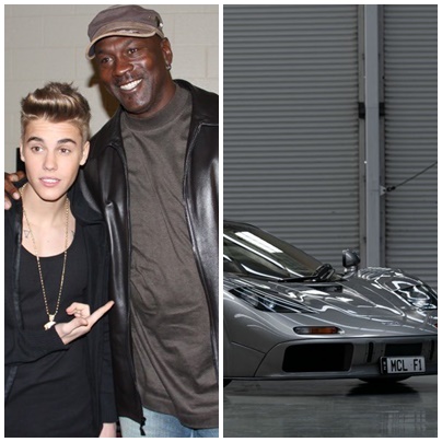 Justin Bieber gifted Michael Jordan an extremely rare vintage Mclaren ...