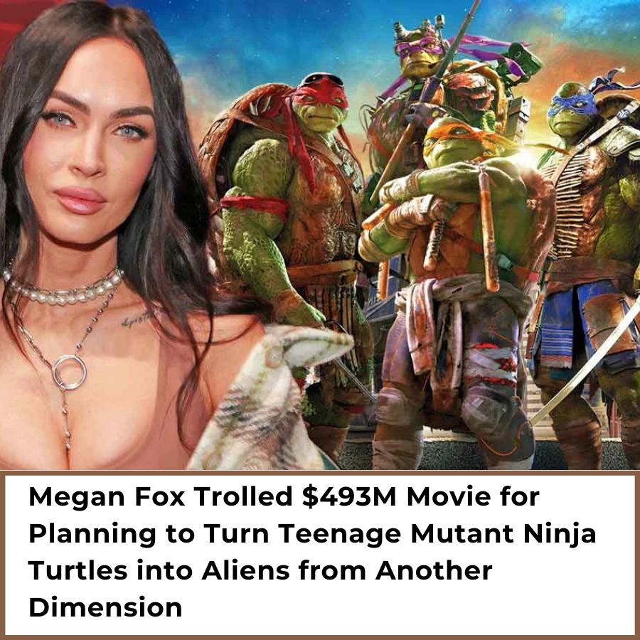 Megan Fox Trolled $493M Movie for Planning to Turn Teenage Mutant Ninja Turtles into Aliens from ...