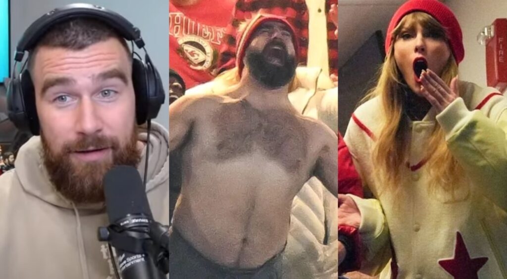 Travis Kelce Reveals What Taylor Swift Thought About Shirtless Jason Kelce After Meeting Him For ...