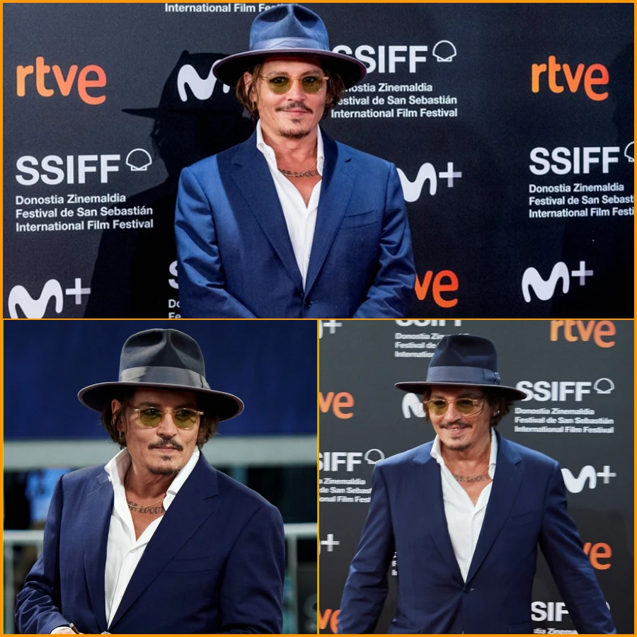 The secret behind Johnny Depp’s handsome Navy suit at the Tim Burton ...