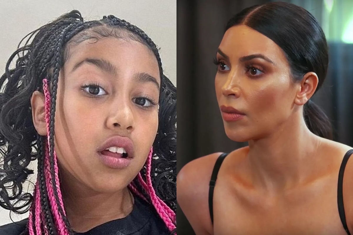 North West continues to make mom Kim angry for promoting Kourtney ...