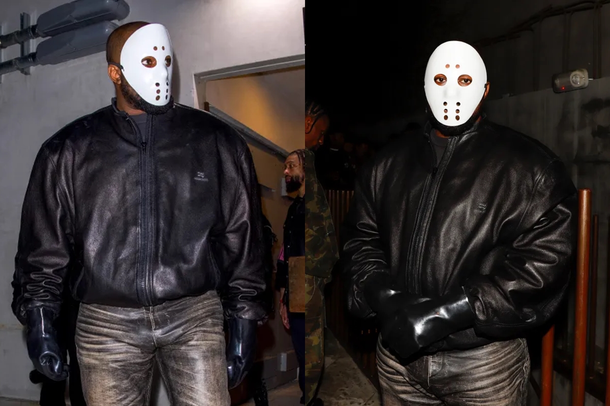 Kanye West wears Jason Voorhees mask to store opening after rapper ...