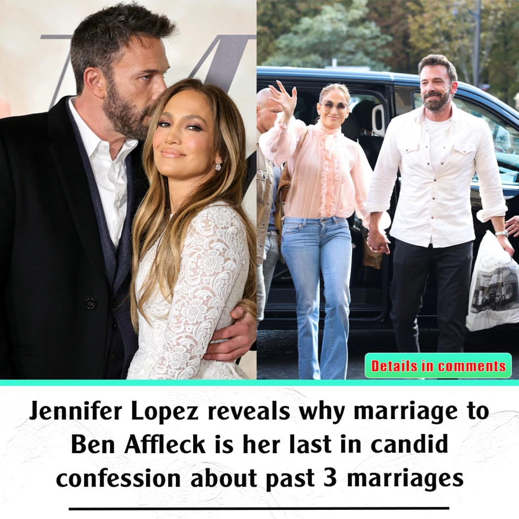 Jennifer Lopez reveals why marriage to Ben Affleck is her last in ...