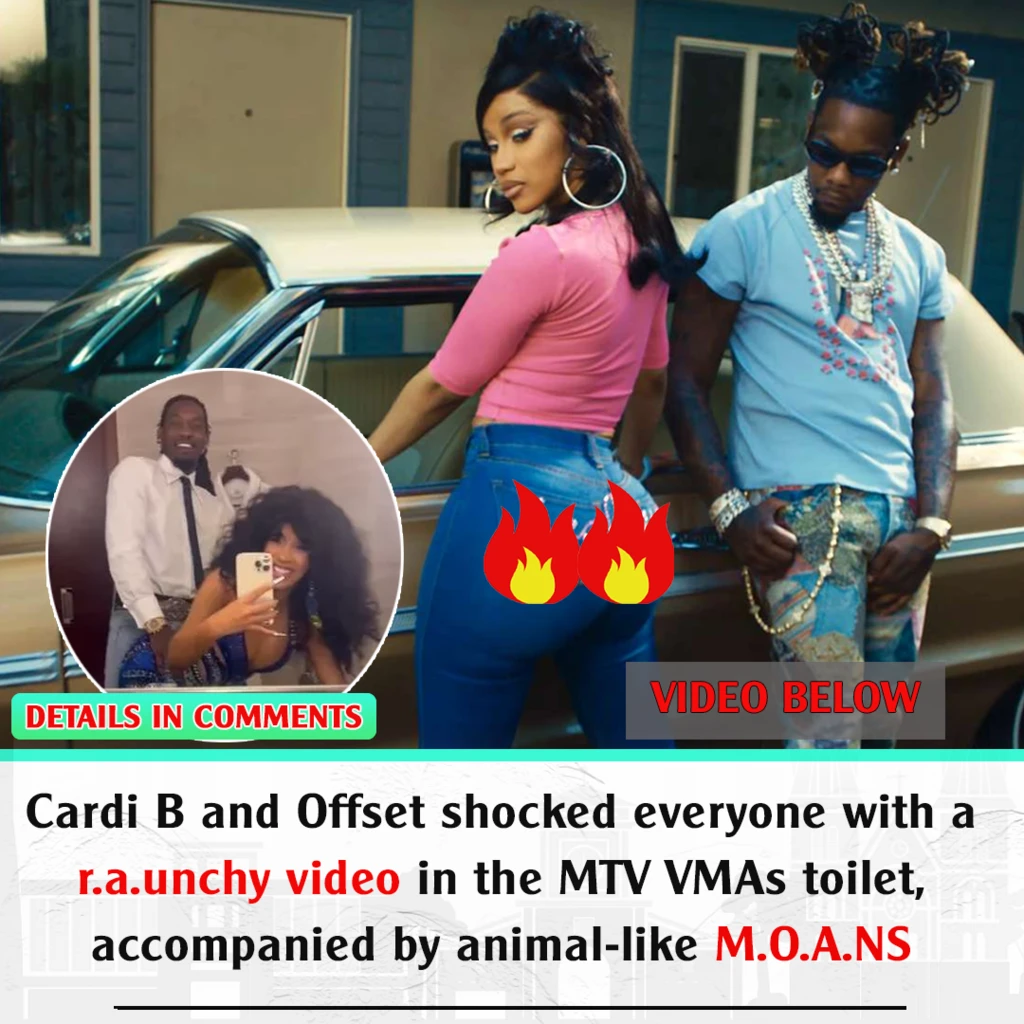 Cardi B and Offset shocked everyone with a r.a.unchy video in the MTV VMAs toilet, accompanied ...