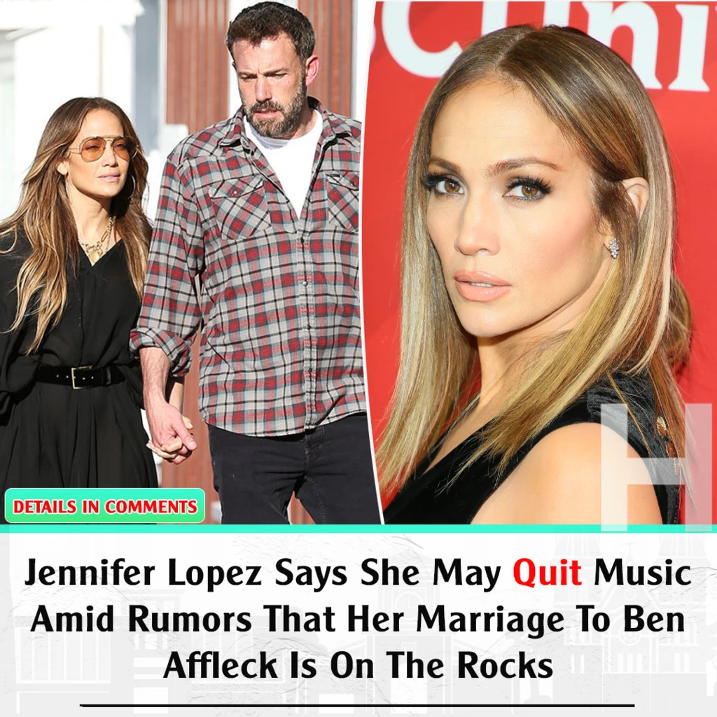 Jennifer Lopez Says She May Quit Music Amid Rumors That Her Marriage To Ben Affleck Is On The ...