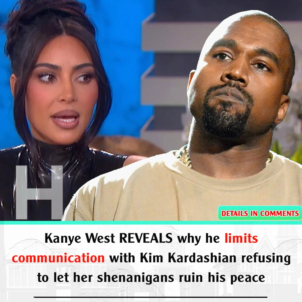 Kanye West reveals why he limits communication with Kim Kardashian ...