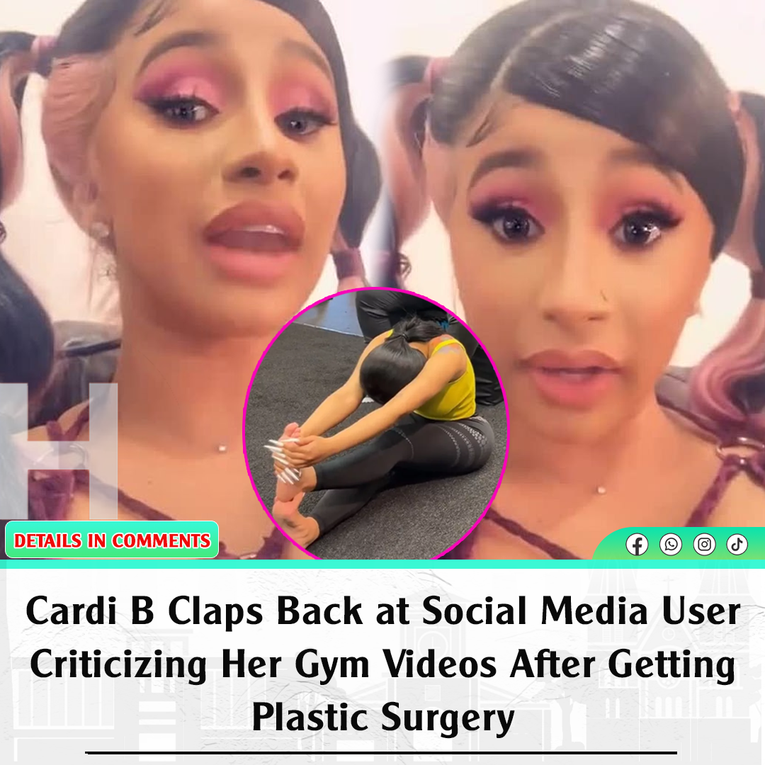 Cardi B Claps Back at Social Media User Criticizing Her Gym Videos ...