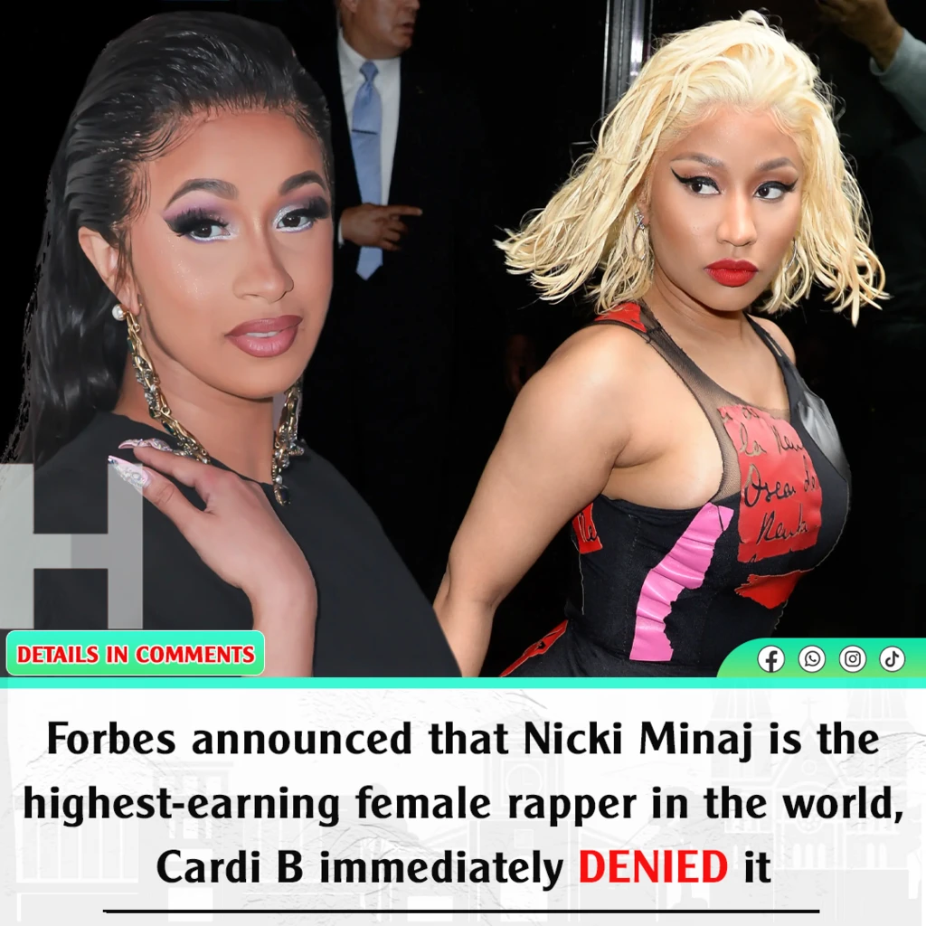 Forbes announced that Nicki Minaj is the highest-earning female rapper ...