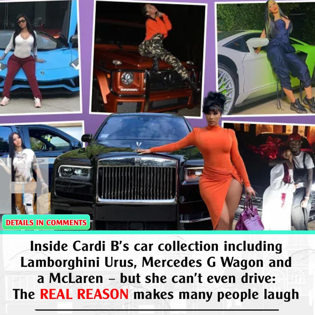 Inside Cardi B’s car collection including Lamborghini Urus, Mercedes G ...