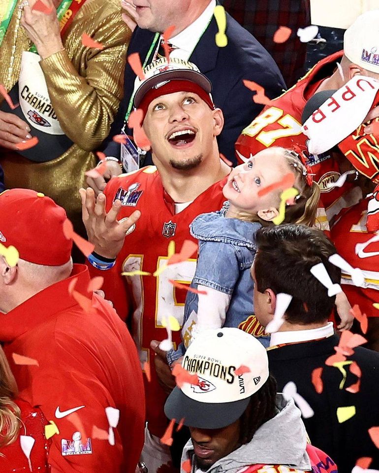 Patrick Mahomes shares happy moments when he won the decisive game for ...