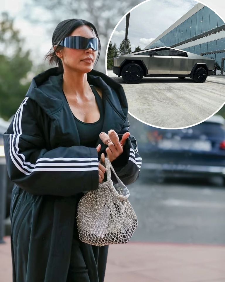 Kim Kardashian shows off her new $96K Cybertruck from Tesla - News