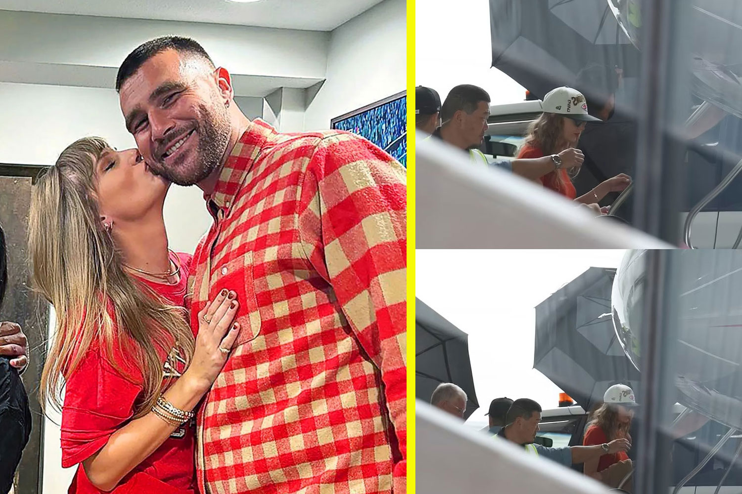 BREATHTAKING MOMENT: Taylor Swift flashes her sculpted legs in a black ...