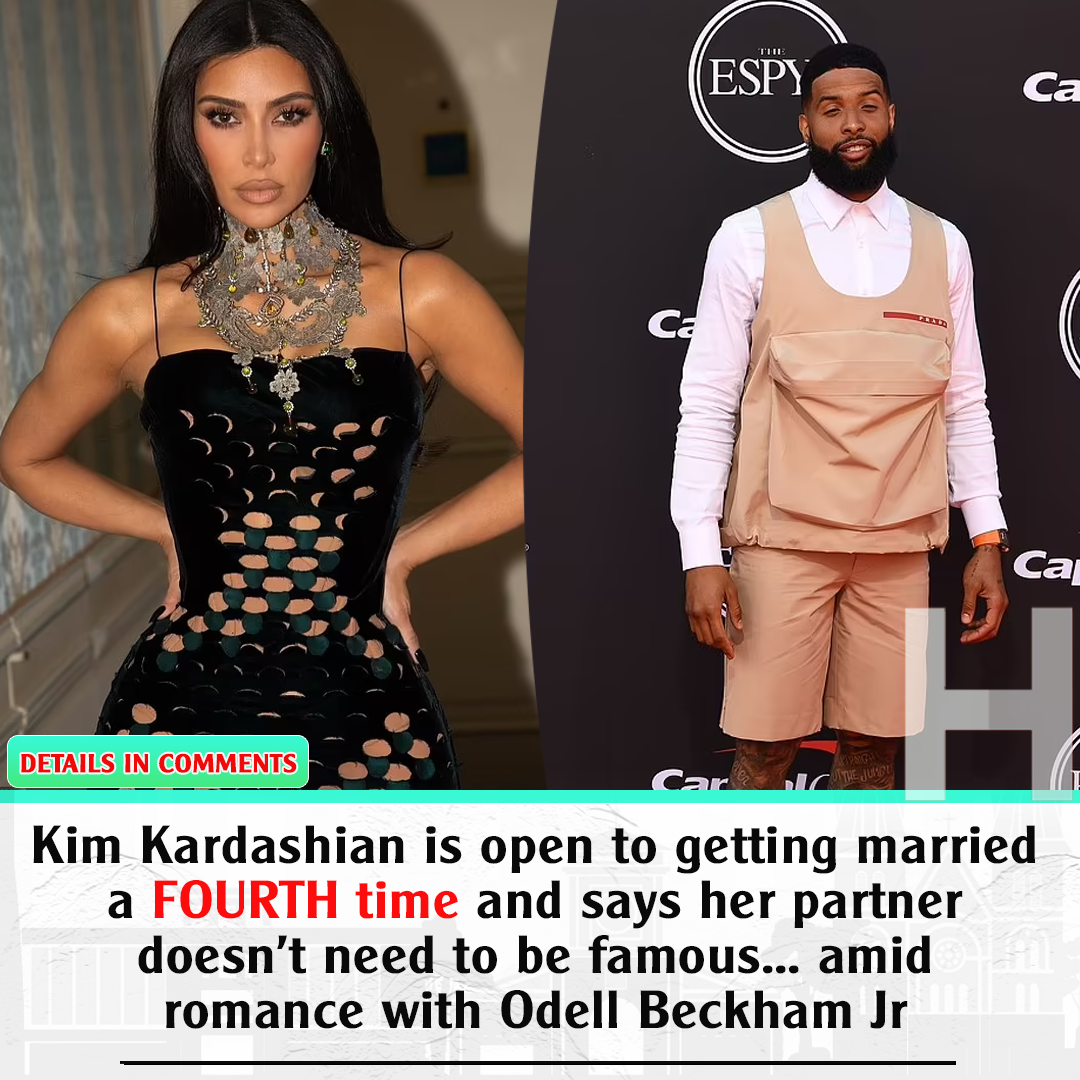 Kim Kardashian is open to getting married a FOURTH time and says her ...
