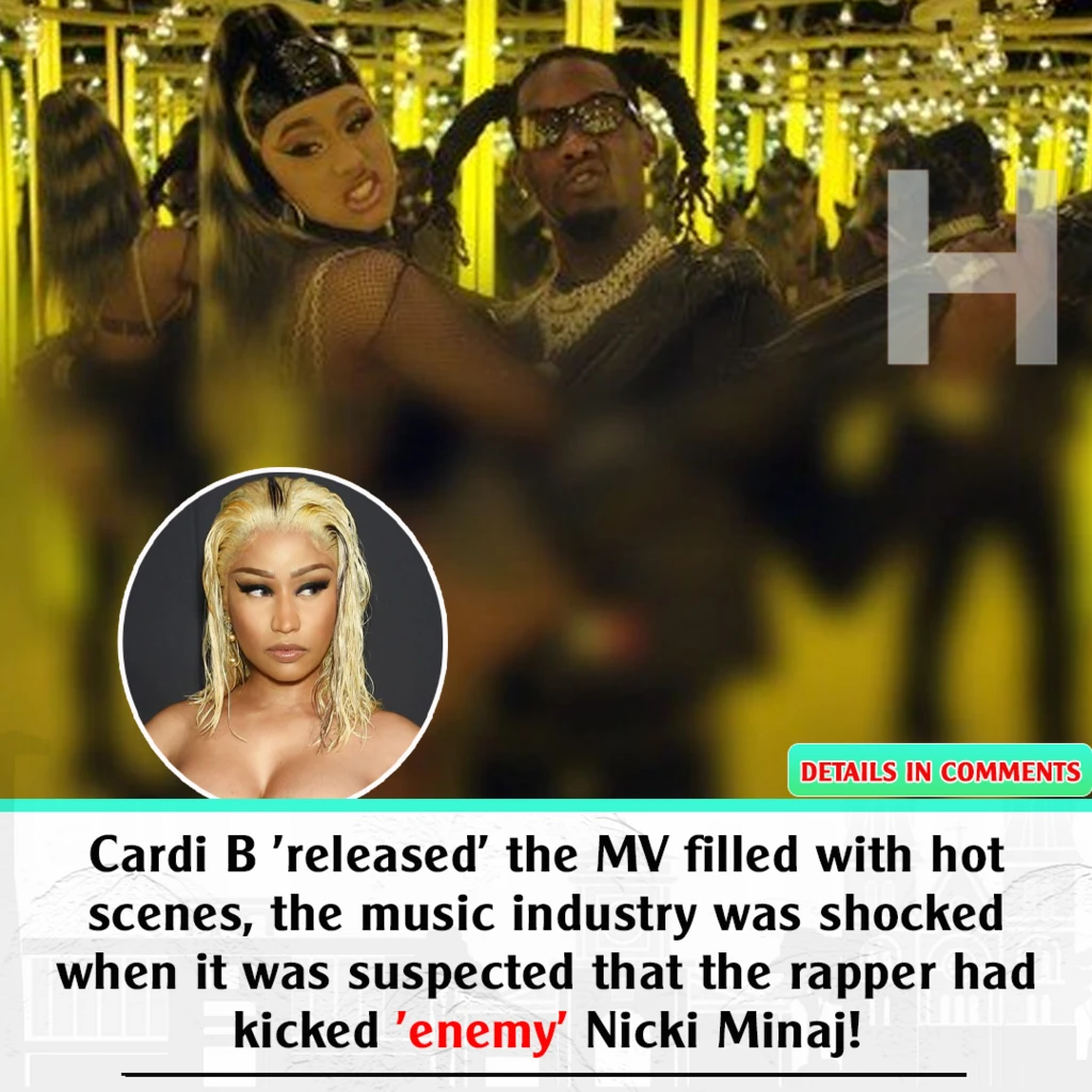 Cardi B 'released' the MV filled with hot scenes, the music industry was shocked when it was ...