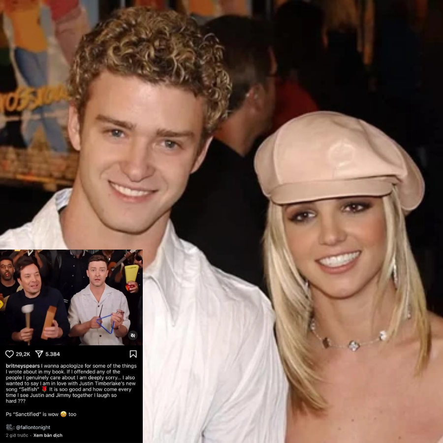 "Deep" like Britney Spears: Posting support for Justin Timberlake after ...